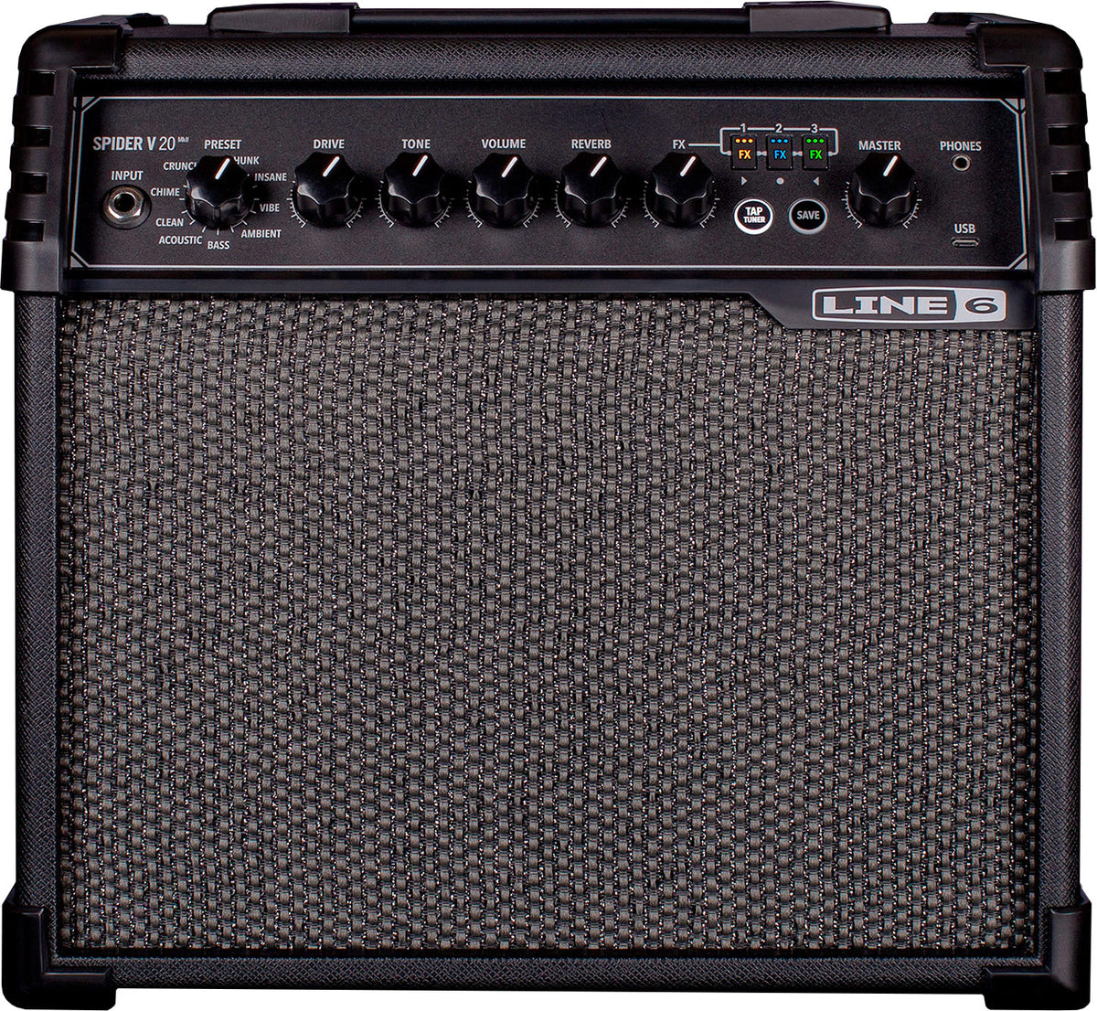 Line6 Spider V 20 Mk2 Amplifier – Windmill Guitars